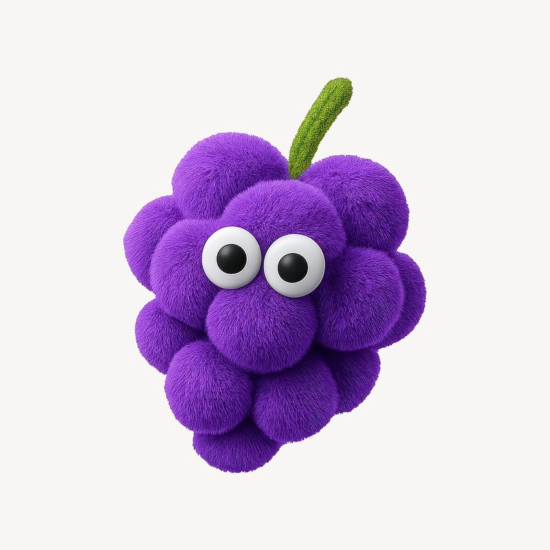Grape+cartoon Shadow Images | Free Photos, PNG Stickers, Wallpapers ...