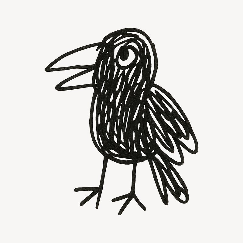 Raven Backgrounds Cartoon Art Images | Free Photos, PNG Stickers ...