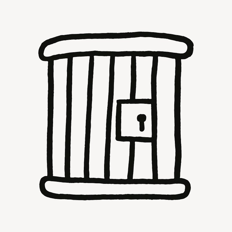 Prisons Prisoner Isolated Illustration PNG Images | Free Photos, PNG ...