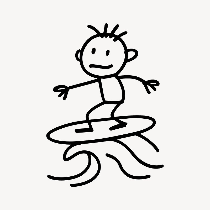 Kids Surfing Background Shadow Images | Free Photos, PNG Stickers ...