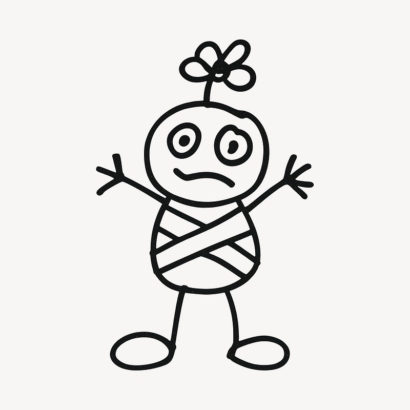 Sad+face+line+art PNG Images | Free Photos, PNG Stickers, Wallpapers ...