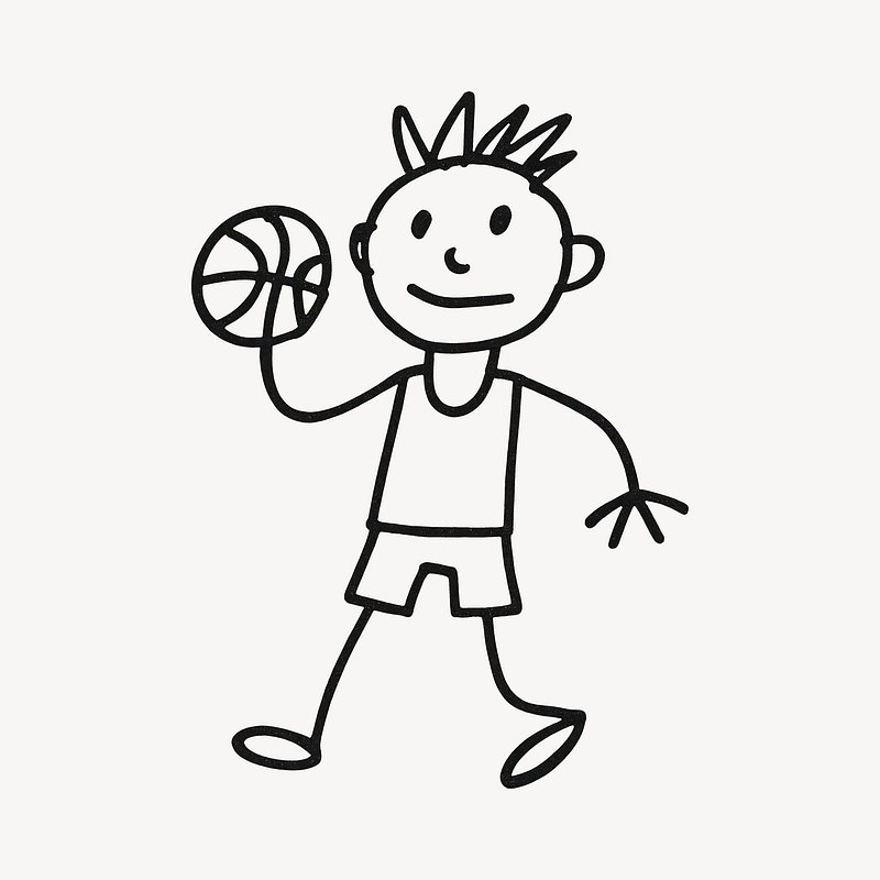 Basketball+sketch Shadow Images | Free Photos, PNG Stickers, Wallpapers ...