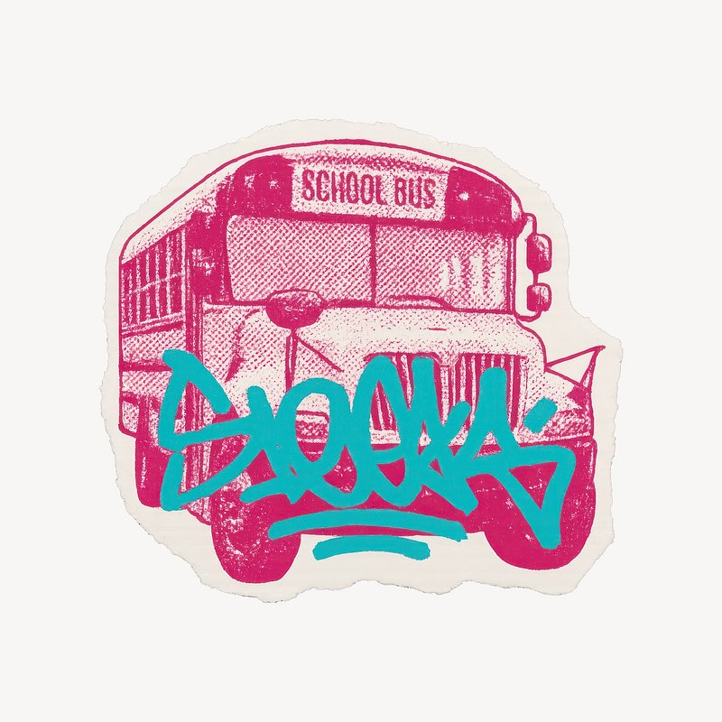 Bus Sticker Art Images | Free Photos, PNG Stickers, Wallpapers ...