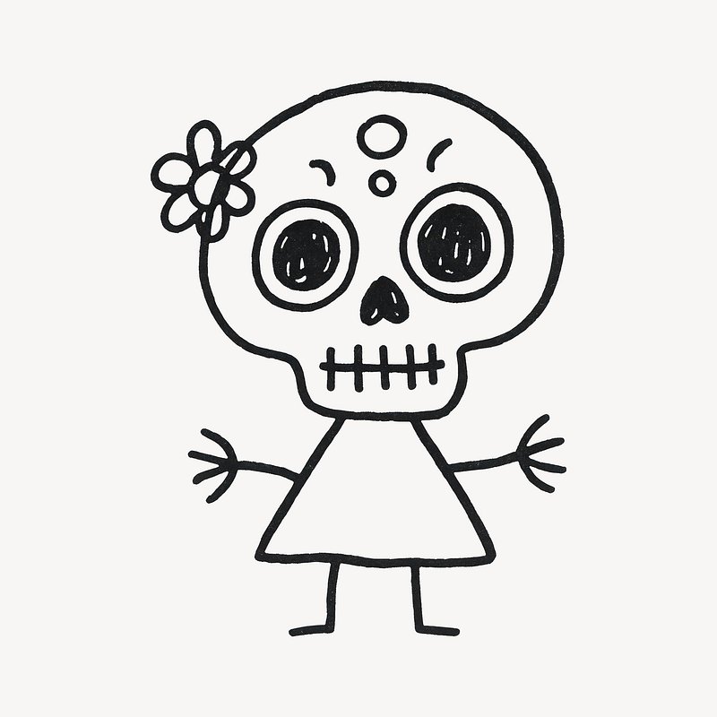 Cartoon+dead+skeleton PNG Images | Free Photos, PNG Stickers ...