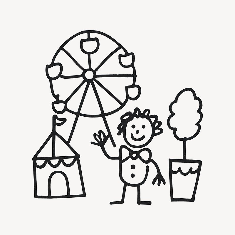 Illustrated+carnival+scene Art Images | Free Photos, PNG Stickers ...