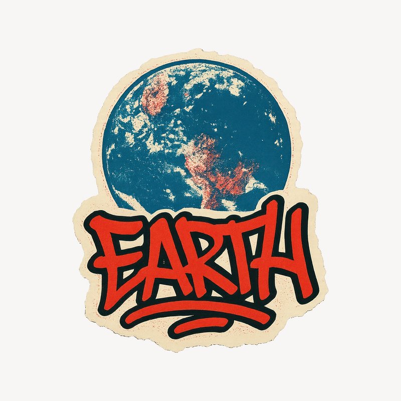 Paper Planets Shadow Art Sticker Images | Download Free Design ...