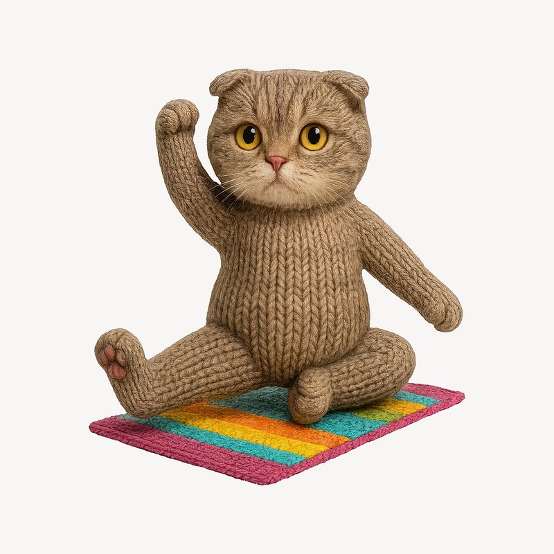 Cat+pose Design Realistic Cute Images | Free Photos, PNG Stickers ...