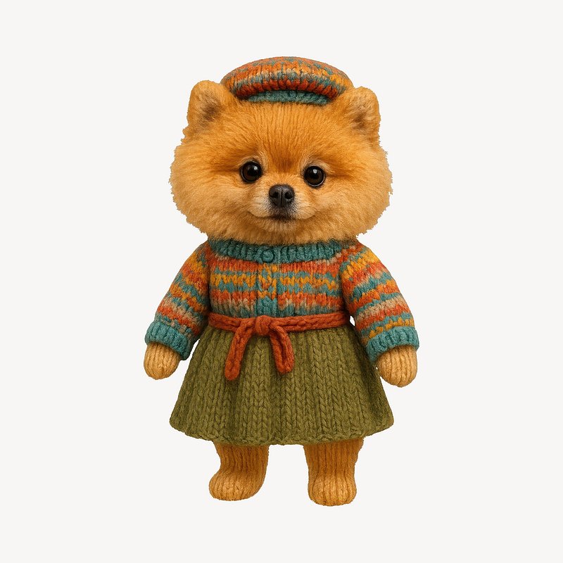 Dog+sweater+cute Wearing Realistic Images | Free Photos, PNG Stickers ...