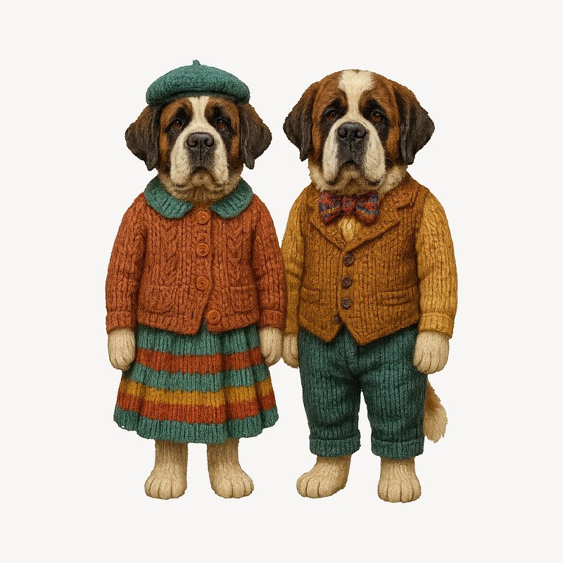 Dog+sweater+cute Wearing Realistic Images | Free Photos, PNG Stickers ...