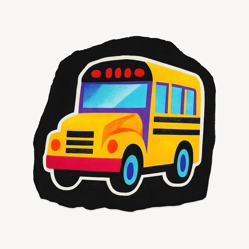 School+bus+cutout Paper Images | Free Photos, PNG Stickers, Wallpapers ...