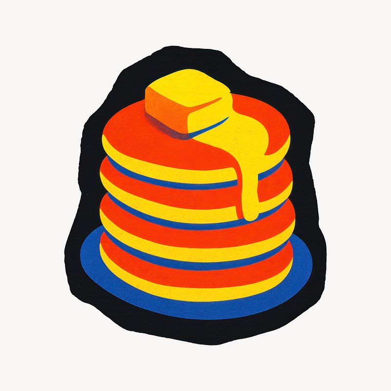 Pancakes With Butter Paper Images | Free Photos, PNG Stickers ...