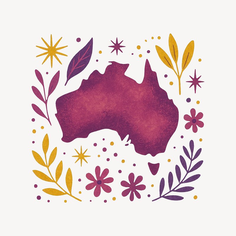 Australia Graphics Map Images | Free Photos, PNG Stickers, Wallpapers ...