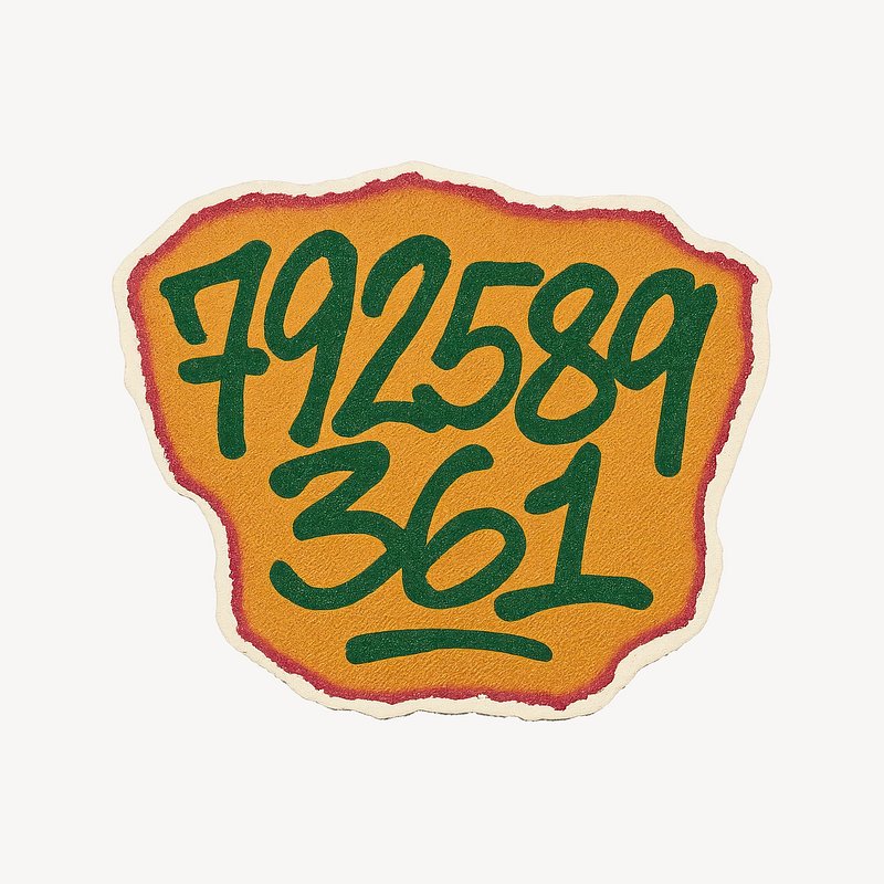 Graffiti Numbers Style Design Images | Free Photos, PNG Stickers ...