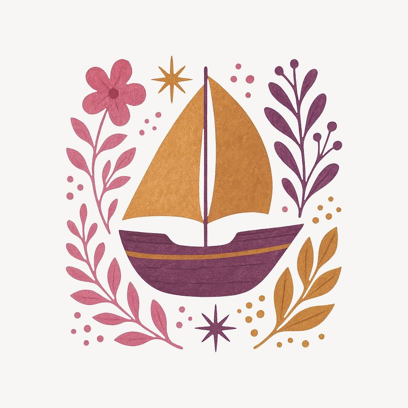 Purple+boat Design Images | Free Photos, PNG Stickers, Wallpapers ...