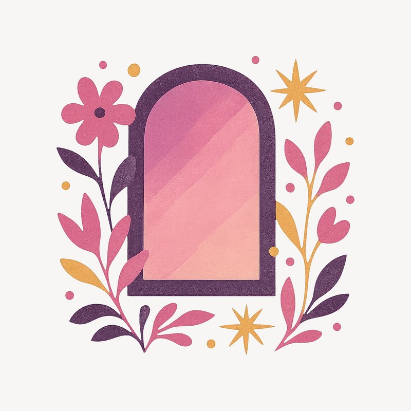 Flower+mirror+design Vintage Images | Free Photos, PNG Stickers ...