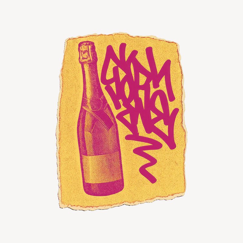 Pink Street Art PNG Paper Sticker Images | Free Photos, PNG Stickers ...