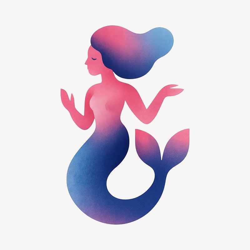 Vintage Mermaids Illustrations Fantasy Ocean Images | Free Photos, PNG ...