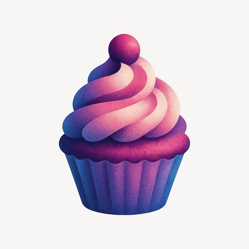 Birthday Background With Cupcake Art Images | Free Photos, PNG Stickers ...