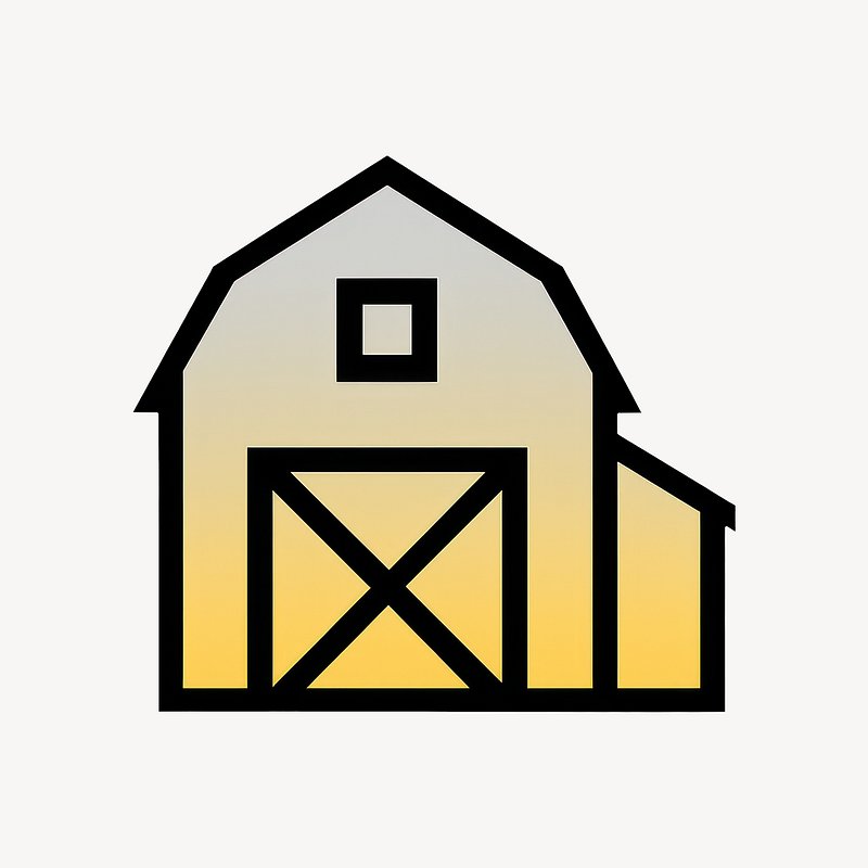 Black And White Barn Illustration Building Images | Free Photos, PNG ...