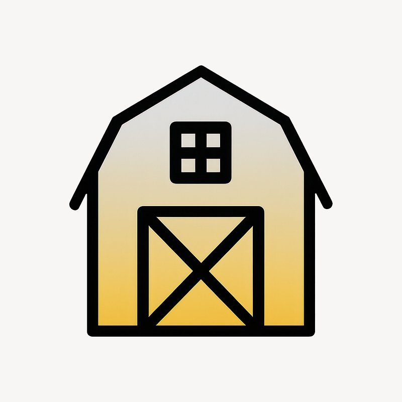 Black And White Barn Illustration Building Images | Free Photos, PNG ...