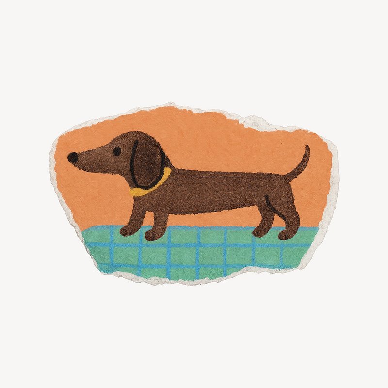 Irregular Orange Abstract Shape Collage Paper Images | Free Photos, PNG ...