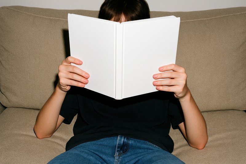 Teen Reading Book Holding Face Images | Free Photos, PNG Stickers ...