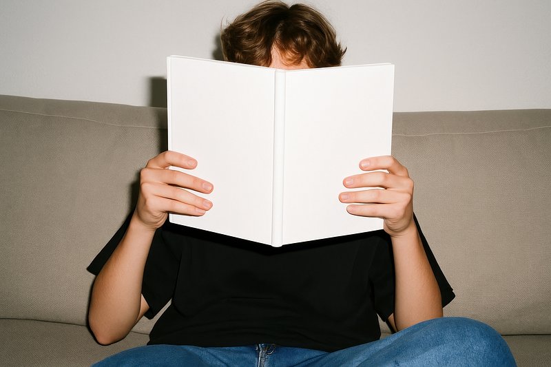 Teen Reading Book Holding Face Images | Free Photos, PNG Stickers ...