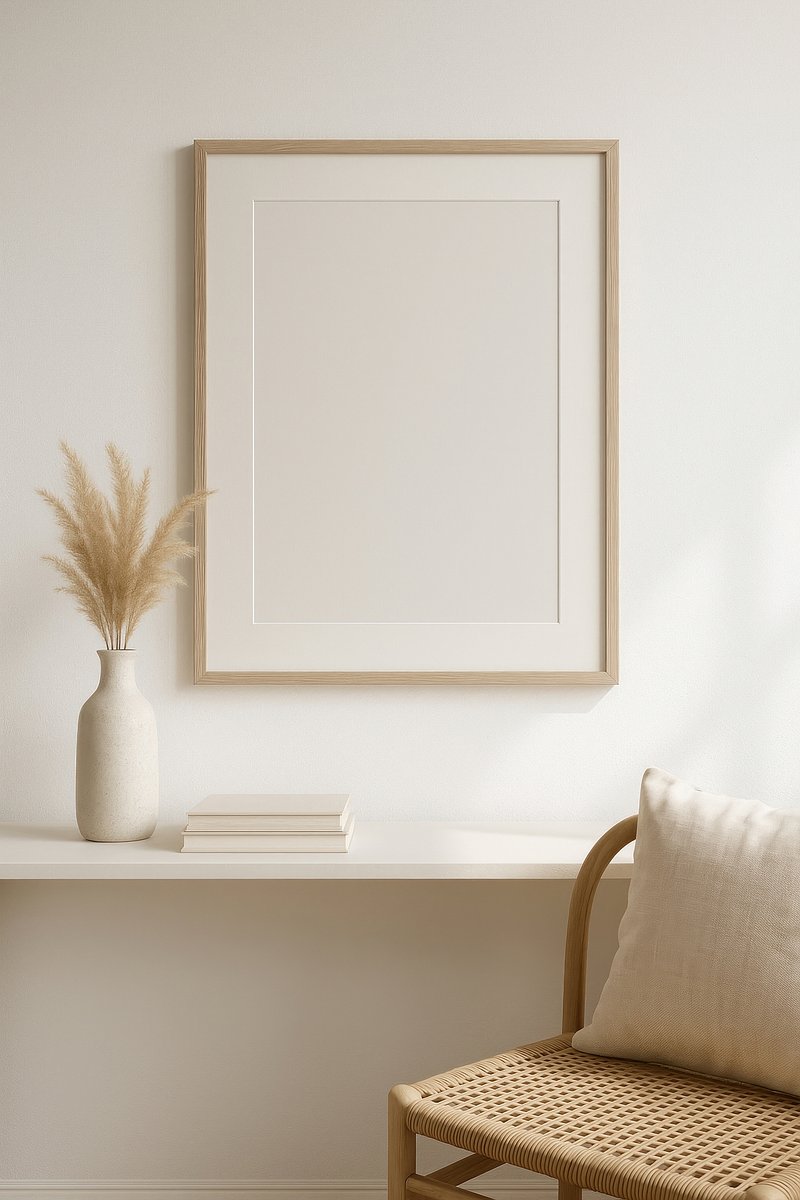 Pampa Grass Mockup Minimalist Wall Design Images | Free Photos, PNG ...