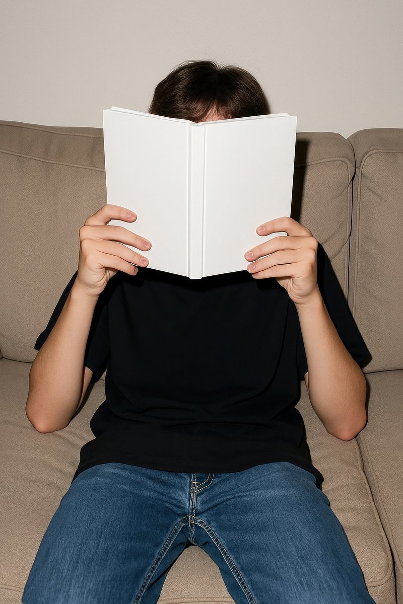 Teen Reading Book Holding Face Images | Free Photos, PNG Stickers ...