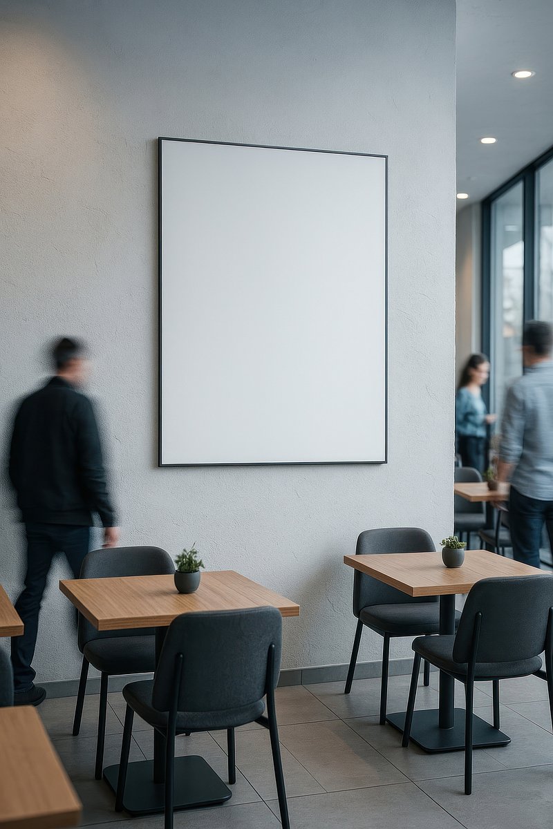 Cafe+poster Mockup Wooden Table Images | Free Photos, PNG Stickers ...