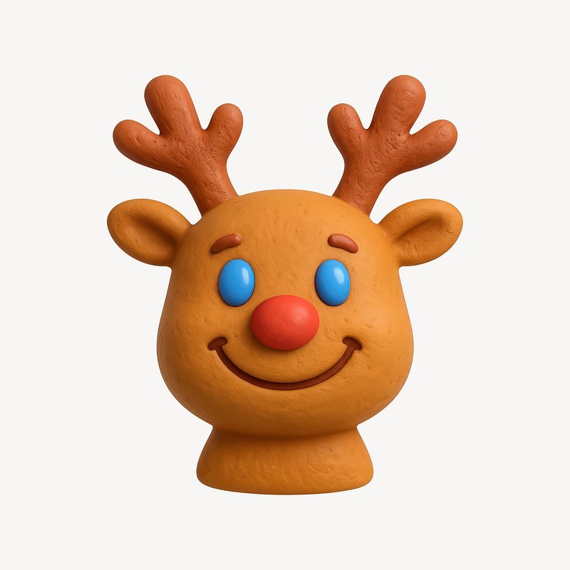 Reindeer+eyes Cartoon Images | Free Photos, PNG Stickers, Wallpapers ...