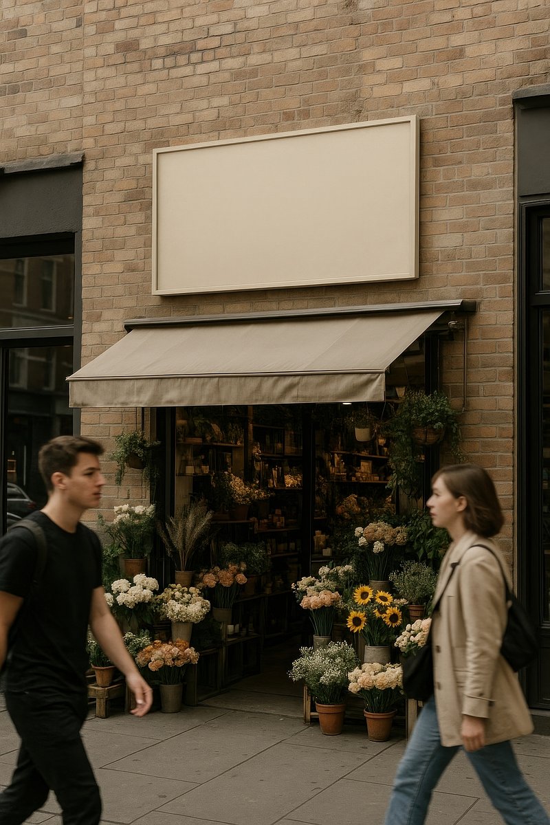 Flower+wall+sign Mockup Images | Free Photos, PNG Stickers, Wallpapers ...