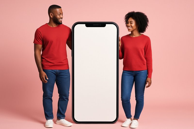 African Holding Phone Photo Images | Free Photos, PNG Stickers ...