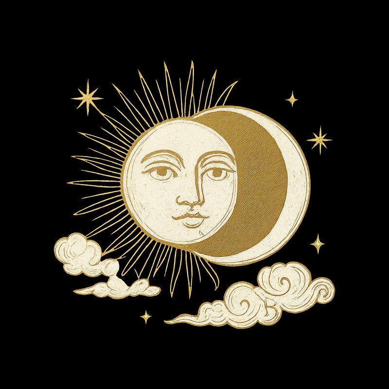 Moon Overlay Shadow Color Design Images | Free Photos, PNG Stickers ...