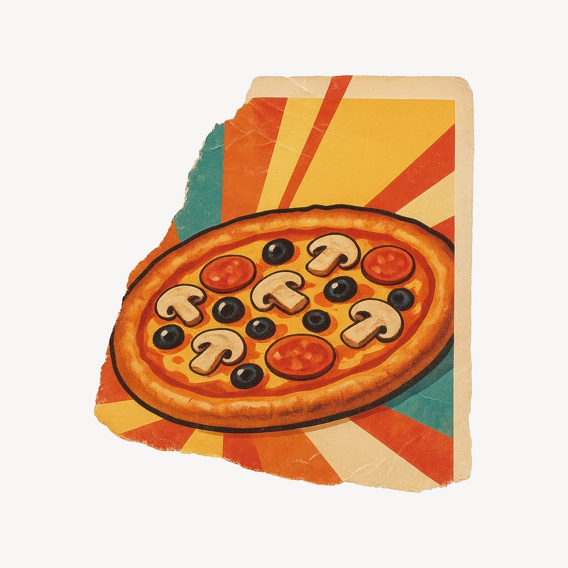 Pizza.” Pepperoni Background Isolated PNG Paper Images | Free Photos ...
