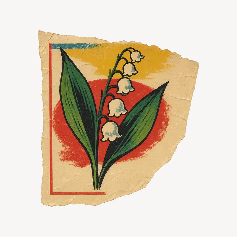 Lily Print Floral Paper Images | Free Photos, PNG Stickers, Wallpapers ...