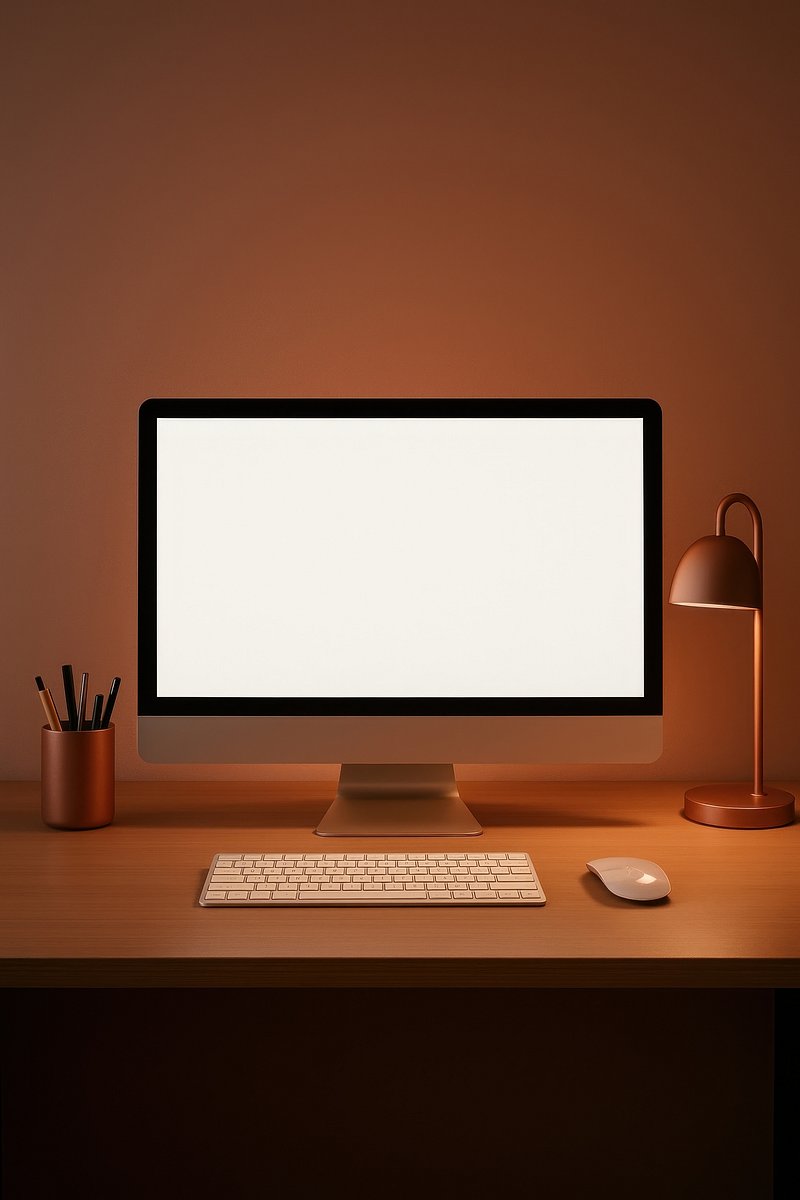 Computer Setup Modern Design Mockup JPG Images | Free Photos, PNG ...