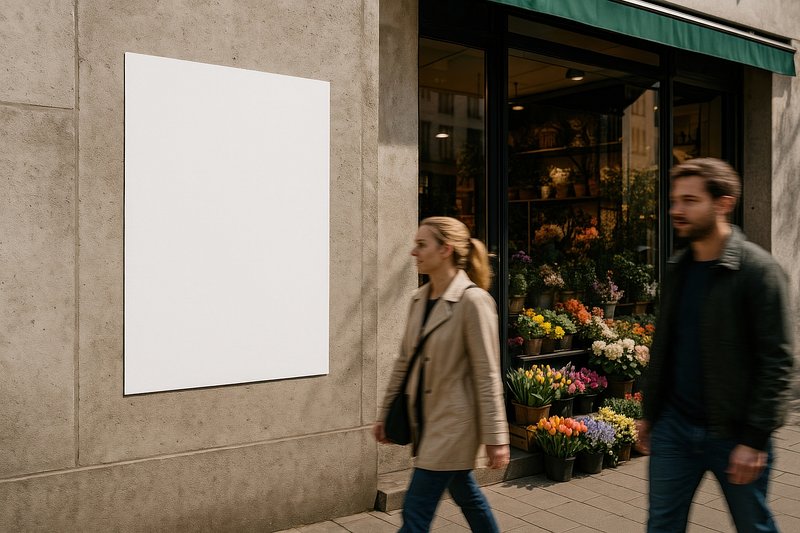 Mockup Poster People Walk Blank Images | Free Photos, PNG Stickers ...