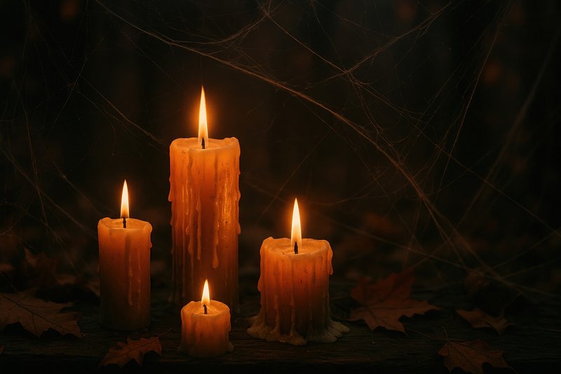 Cozy autumn candlelight scene | Free Photo - rawpixel