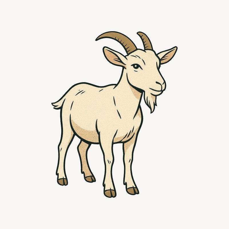 Goat Drawing Color Texture Images | Free Photos, PNG Stickers ...