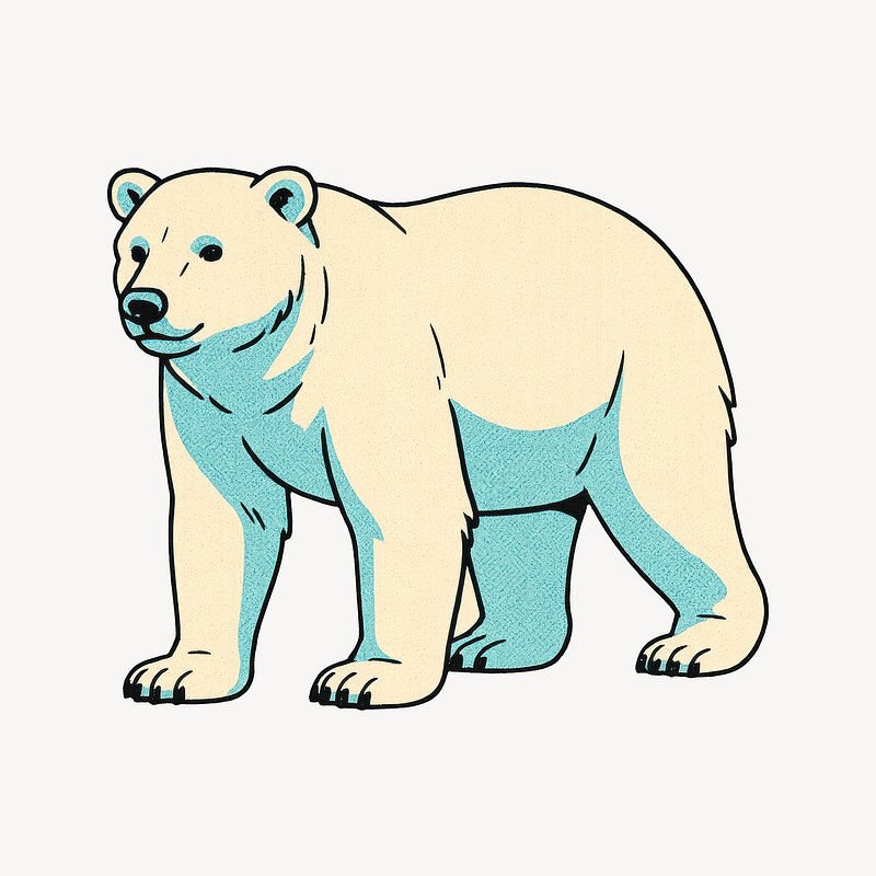 Polar Bear Vector Cartoon Images | Free Photos, PNG Stickers ...