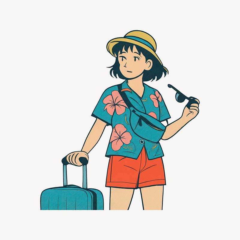 Tourist People Illustration Texture Images | Free Photos, PNG Stickers ...