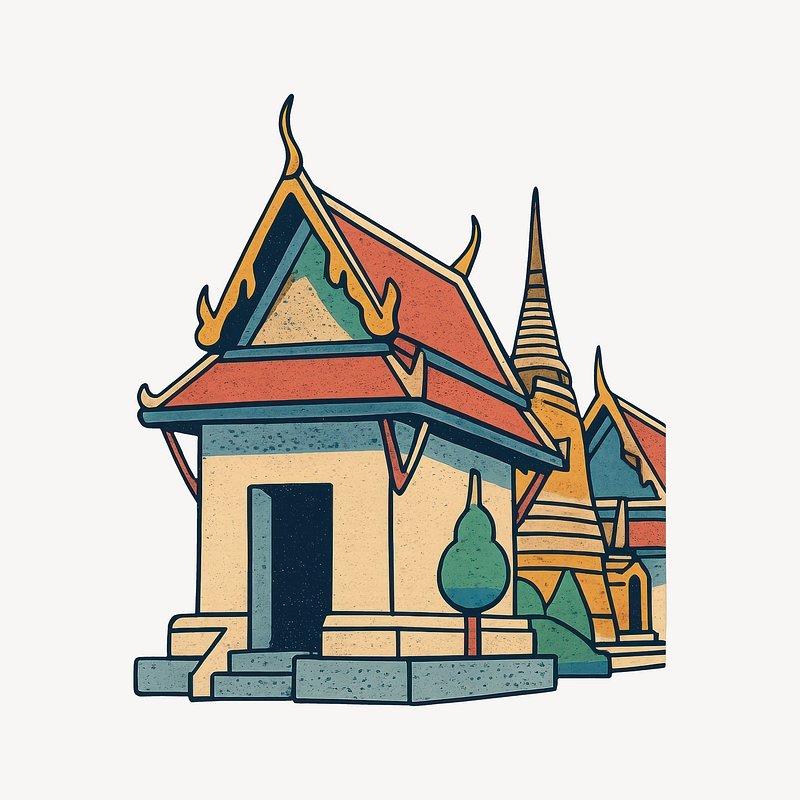 Thai Temple PNG Architecture Images | Free Photos, PNG Stickers ...
