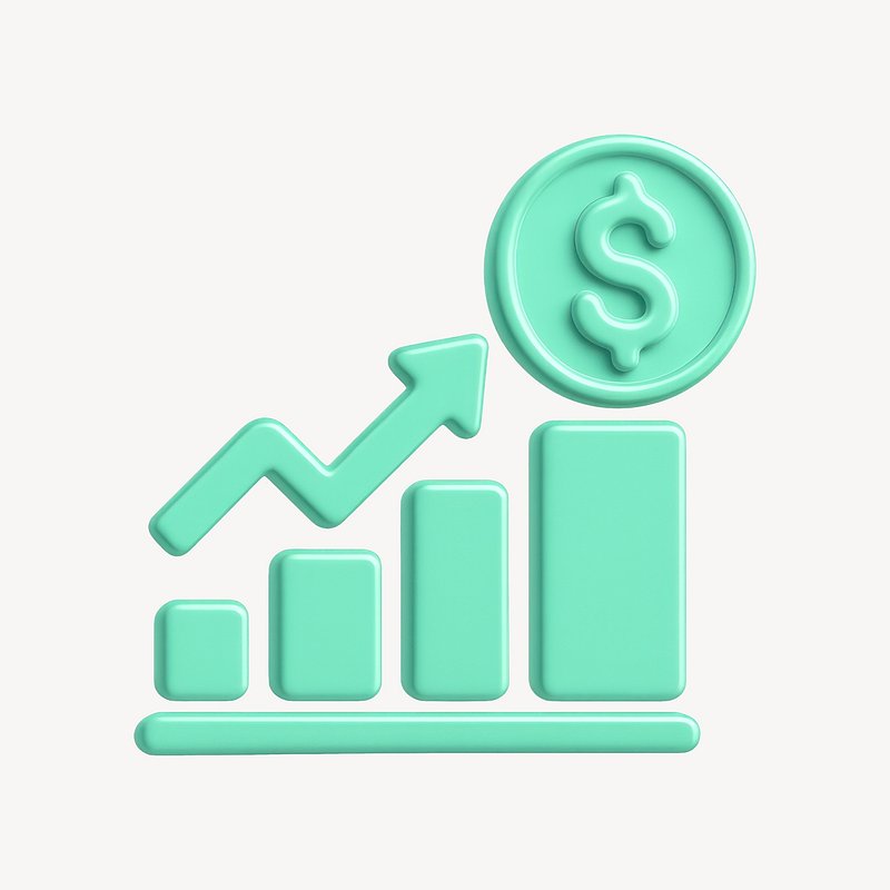 3d Chart Business Illustration Arrow Background Images | Download Free ...