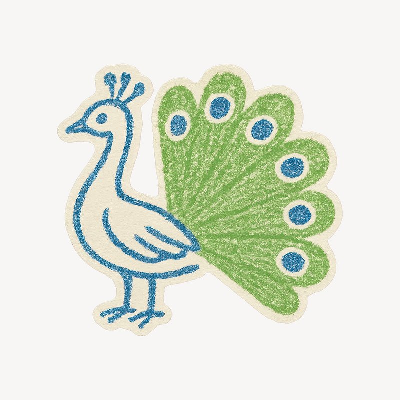 Peacock+drawing Aesthetic Images | Free Photos, PNG Stickers ...