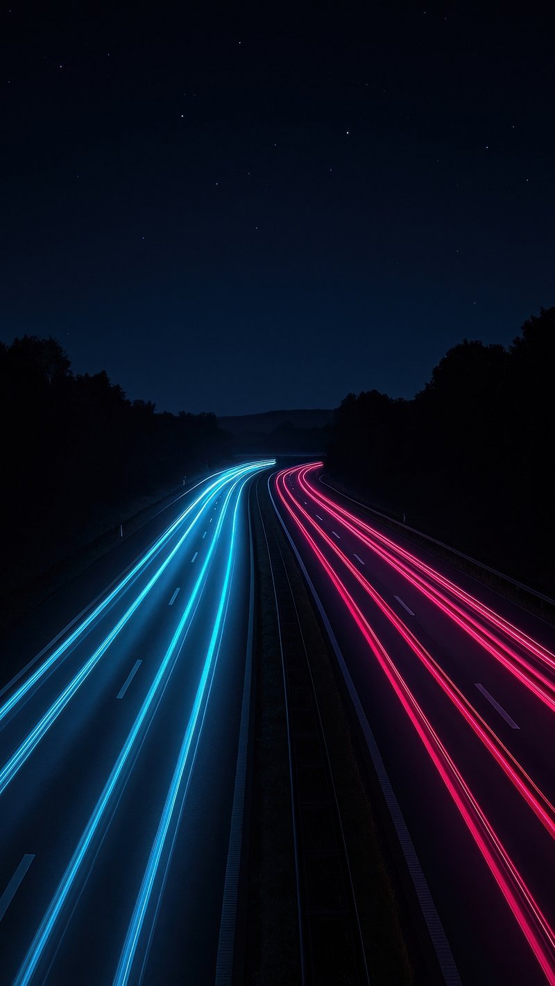 Light Neon Trails Wallpaper Design Dark Images | Free Photos, PNG ...