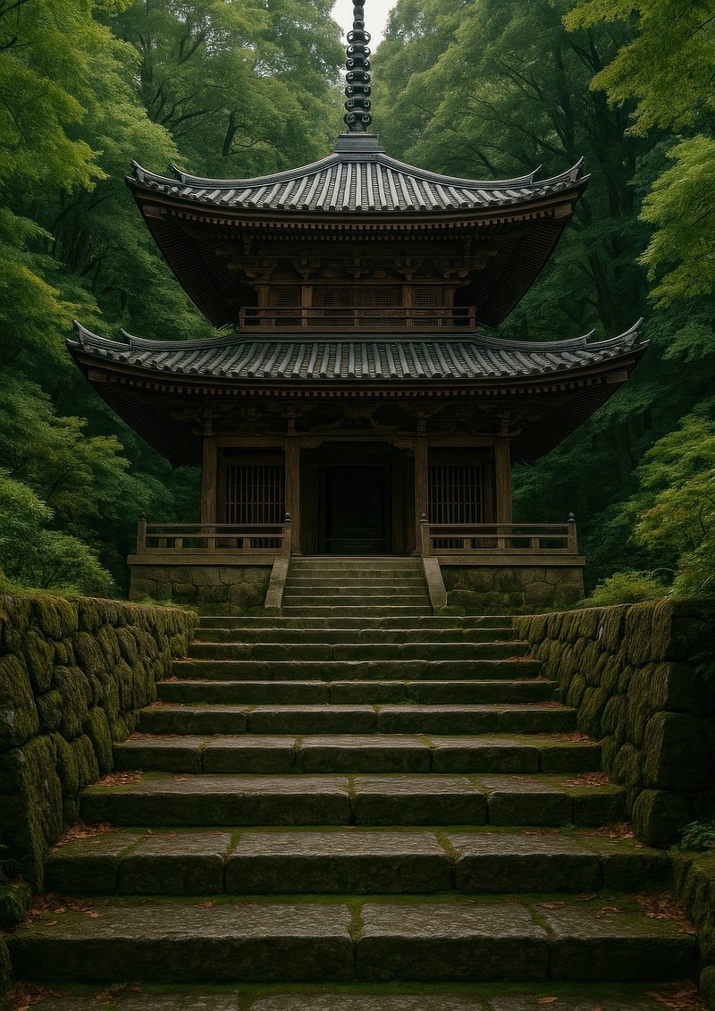 Japanese Forest Mobile Architecture Scenery Images | Free Photos, PNG ...