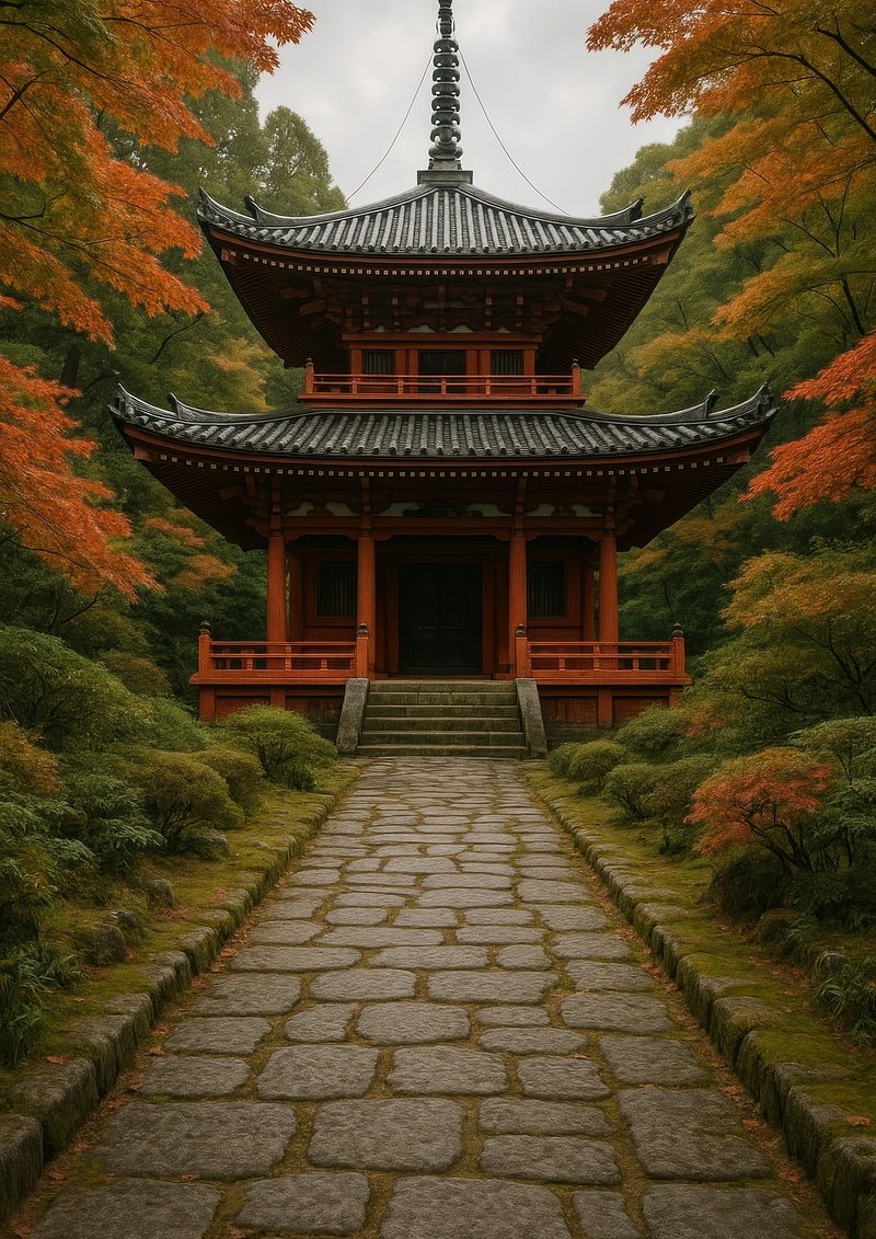 Japanese Autumn Scenery Architecture Images | Free Photos, PNG Stickers ...
