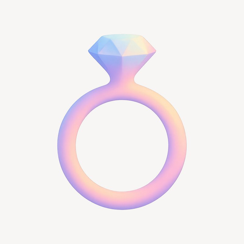 Aesthetic Engagement Diamond Images | Free Photos, PNG Stickers ...