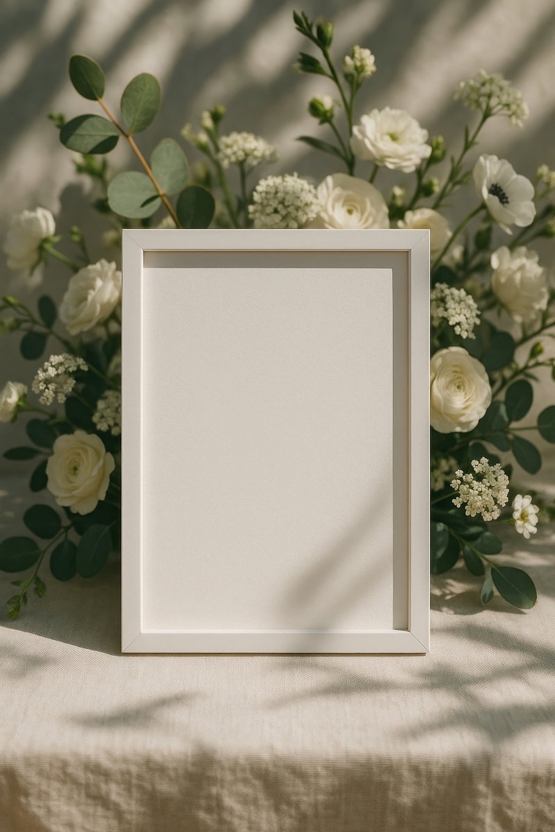 Table+leaves White Mockup Frame Images | Free Photos, PNG Stickers ...